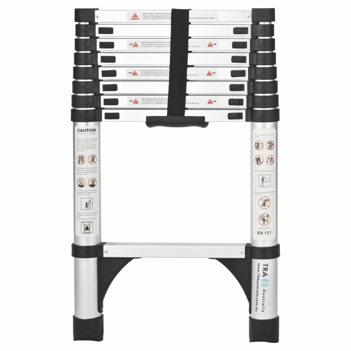 2.6m Portable telescopic ladder with carry bag – TRA Australia