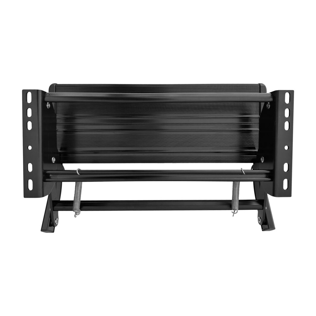 BLACK Single manual bolt on caravan rv motor home step – TRA Australia