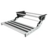 Single 12v Electric Caravan Step with LED Light – TRA Australia