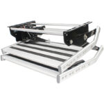 Double 12v Electric Caravan Step with LED Light – TRA Australia