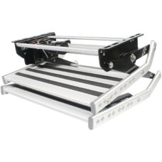 Double 12v Electric Caravan Step with LED Light – TRA Australia