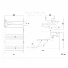 Double 12v Electric Caravan Step with LED Light – TRA Australia