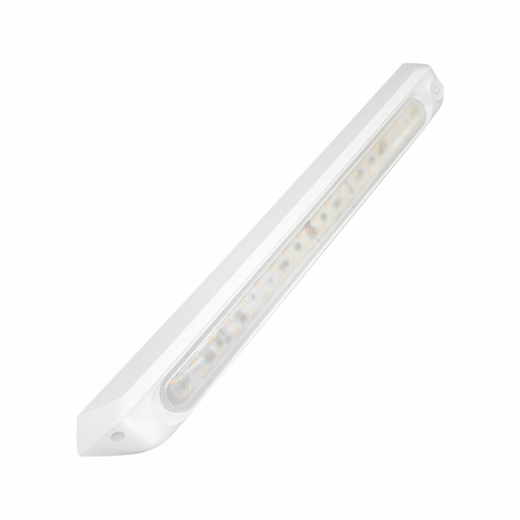 Dimmable White 500mm Dual LED Light 12V Awning Light