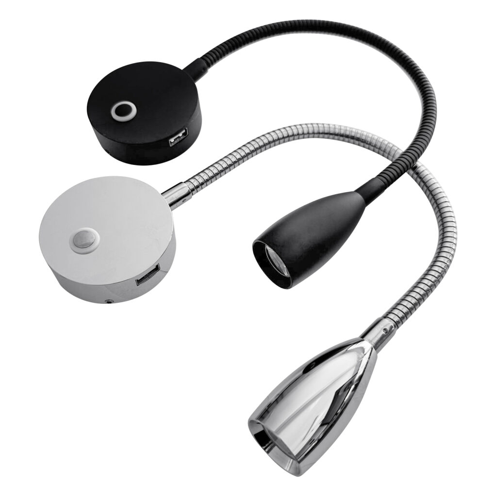 Gooseneck Reading Light with USB Charging Port – TRA Australia
